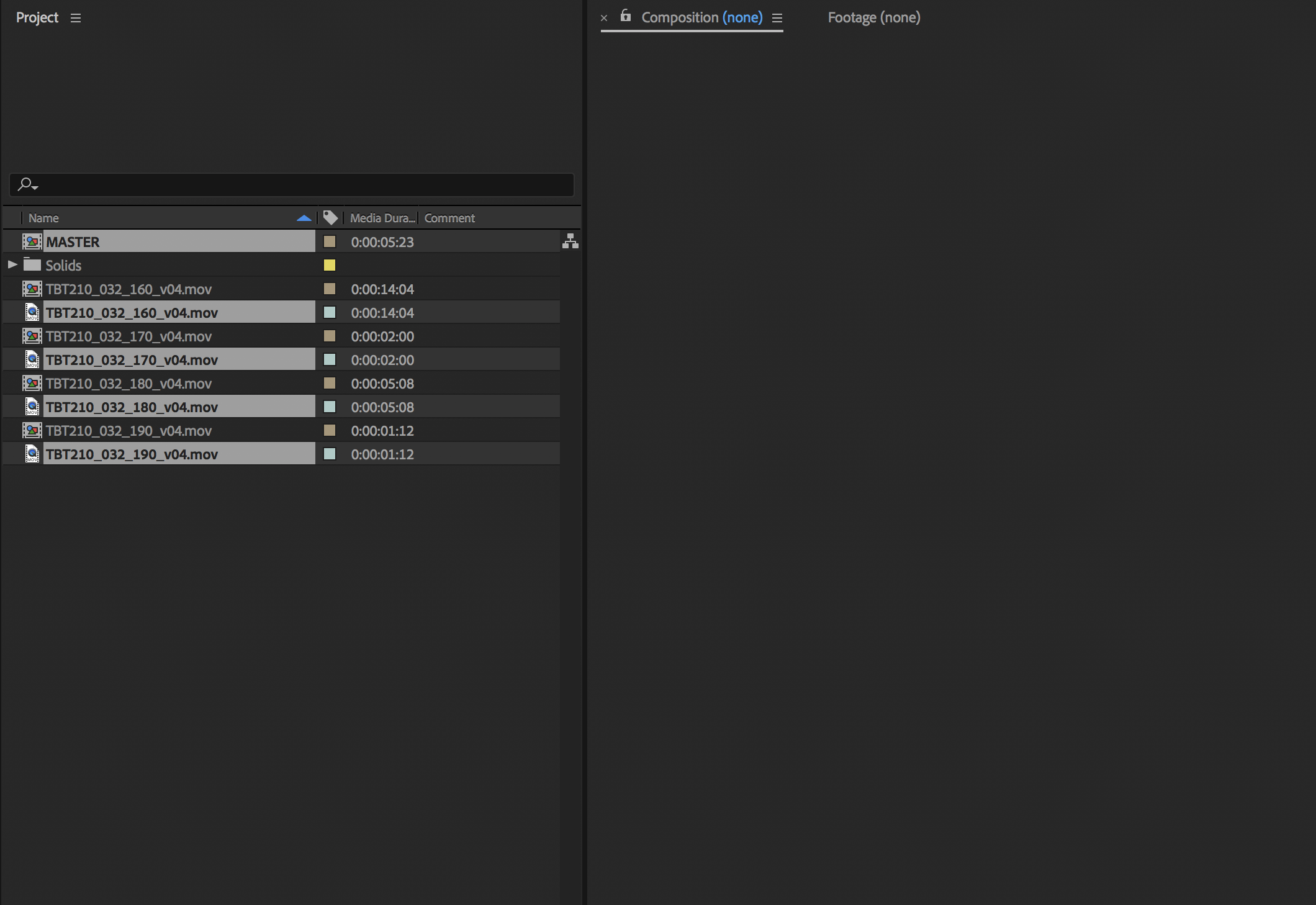 Create comps from clips with custom layers | Kinetic Portal
